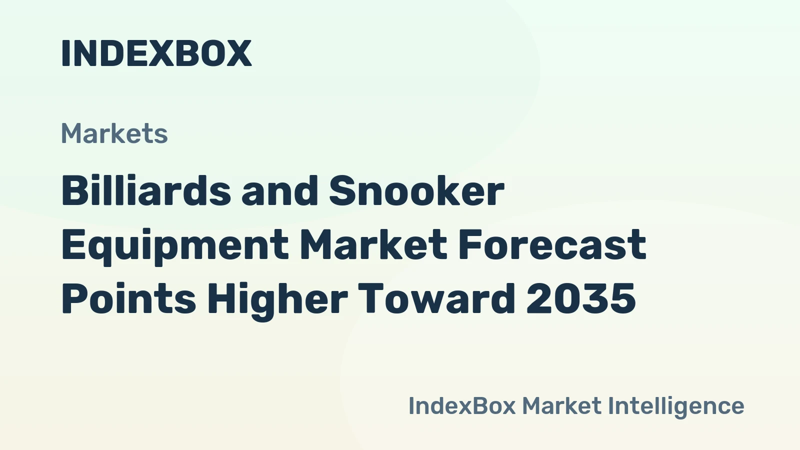 Billiards and Snooker Equipment Market Forecast Points Higher Toward 2035, Driven by Hospitality Expansion and Premiumisation