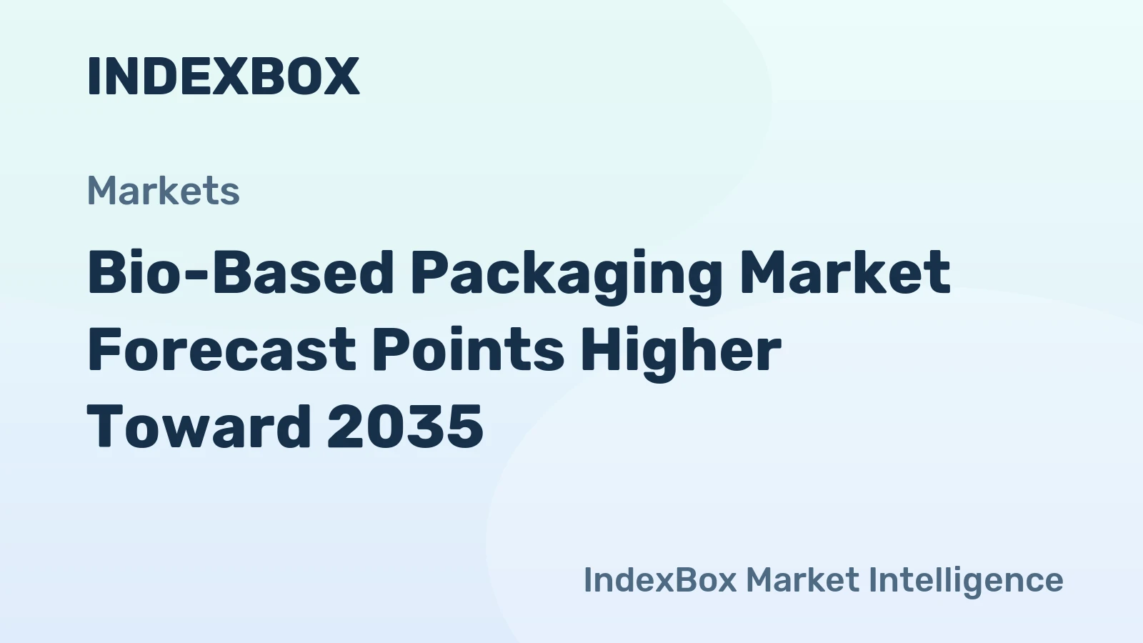 Bio-Based Packaging Market Forecast Points Higher Toward 2035, Driven by Regulatory Push and Corporate Net-Zero Targets
