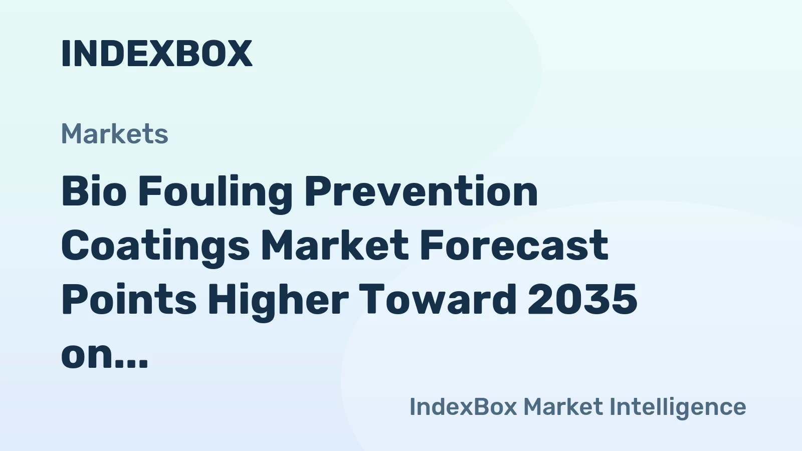 Bio Fouling Prevention Coatings Market Forecast Points Higher Toward 2035 on Stricter Emissions Rules