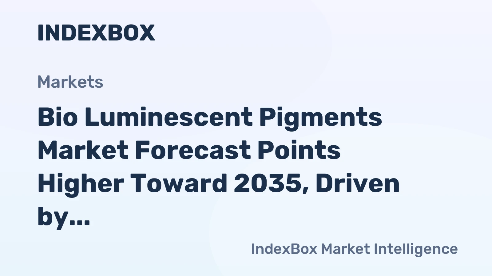 Bio Luminescent Pigments Market Forecast Points Higher Toward 2035, Driven by Premiumization in Consumer Goods