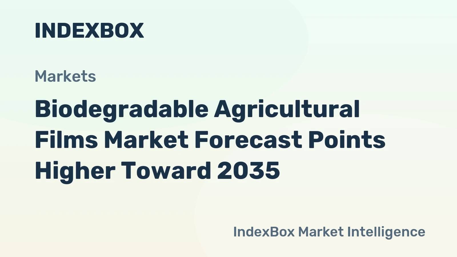 Biodegradable Agricultural Films Market Forecast Points Higher Toward 2035, Driven by Regulatory Bans on Conventional Plastic Mulch