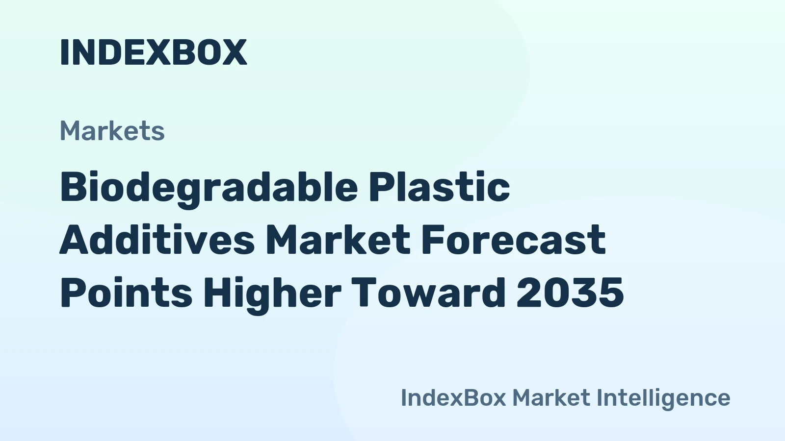 Biodegradable Plastic Additives Market Forecast Points Higher Toward 2035, Driven by Global Plastic Pollution Regulations