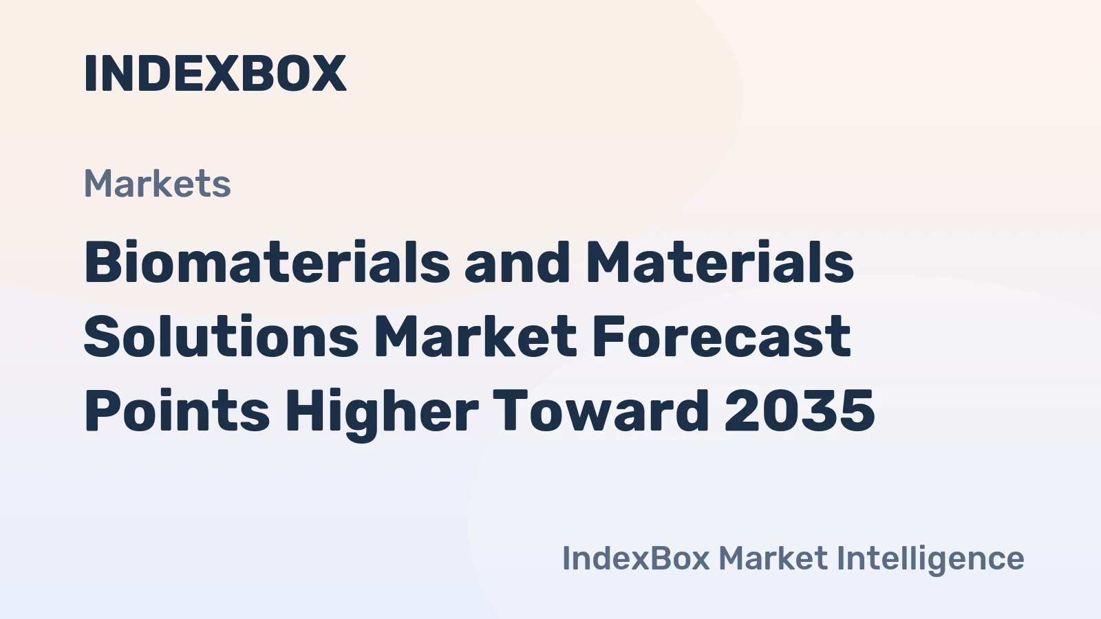 Biomaterials and Materials Solutions Market Forecast Points Higher Toward 2035, Driven by Expanding Regenerative Medicine Applications