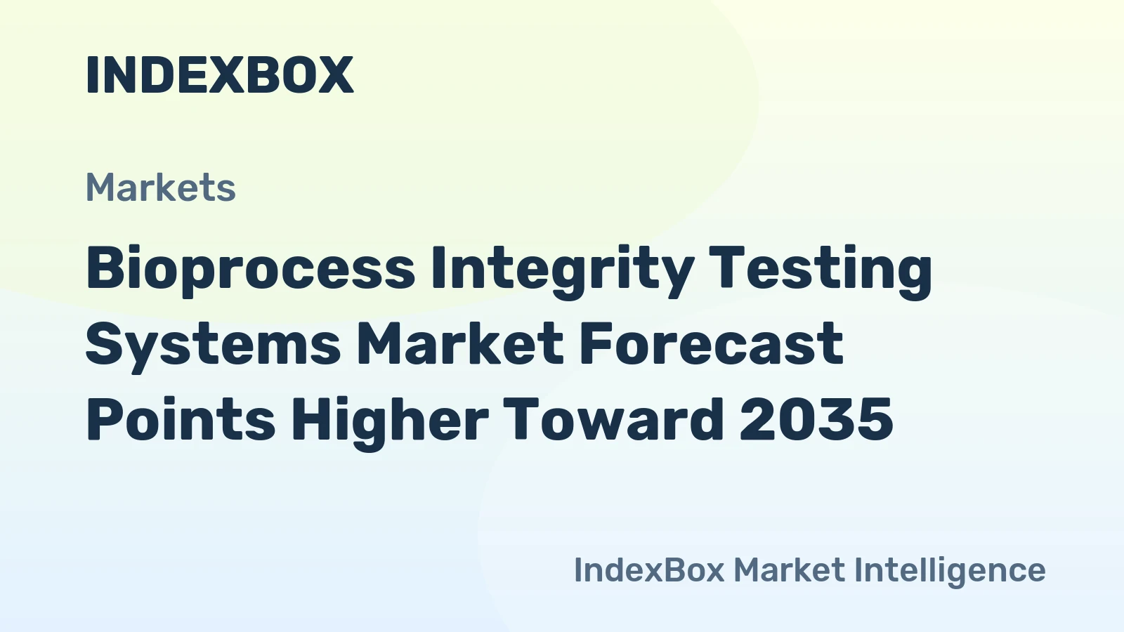 Bioprocess Integrity Testing Systems Market Forecast Points Higher Toward 2035, Driven by Regulatory Demands and Biologics Expansion