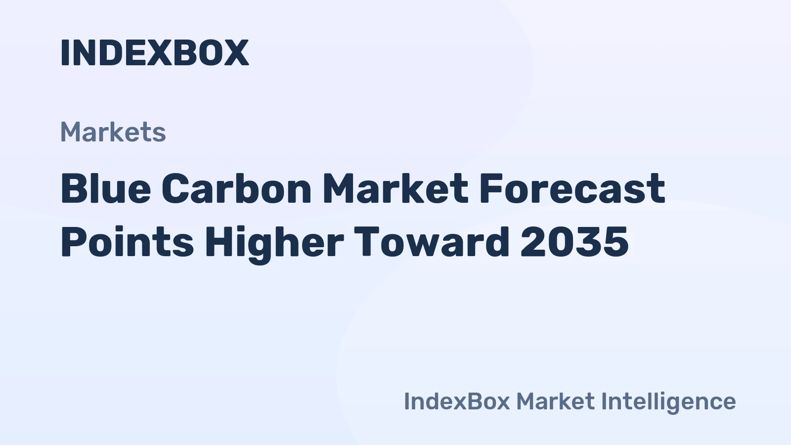 Blue Carbon Market Forecast Points Higher Toward 2035, Driven by Corporate Net-Zero Commitments and Regulatory Integration