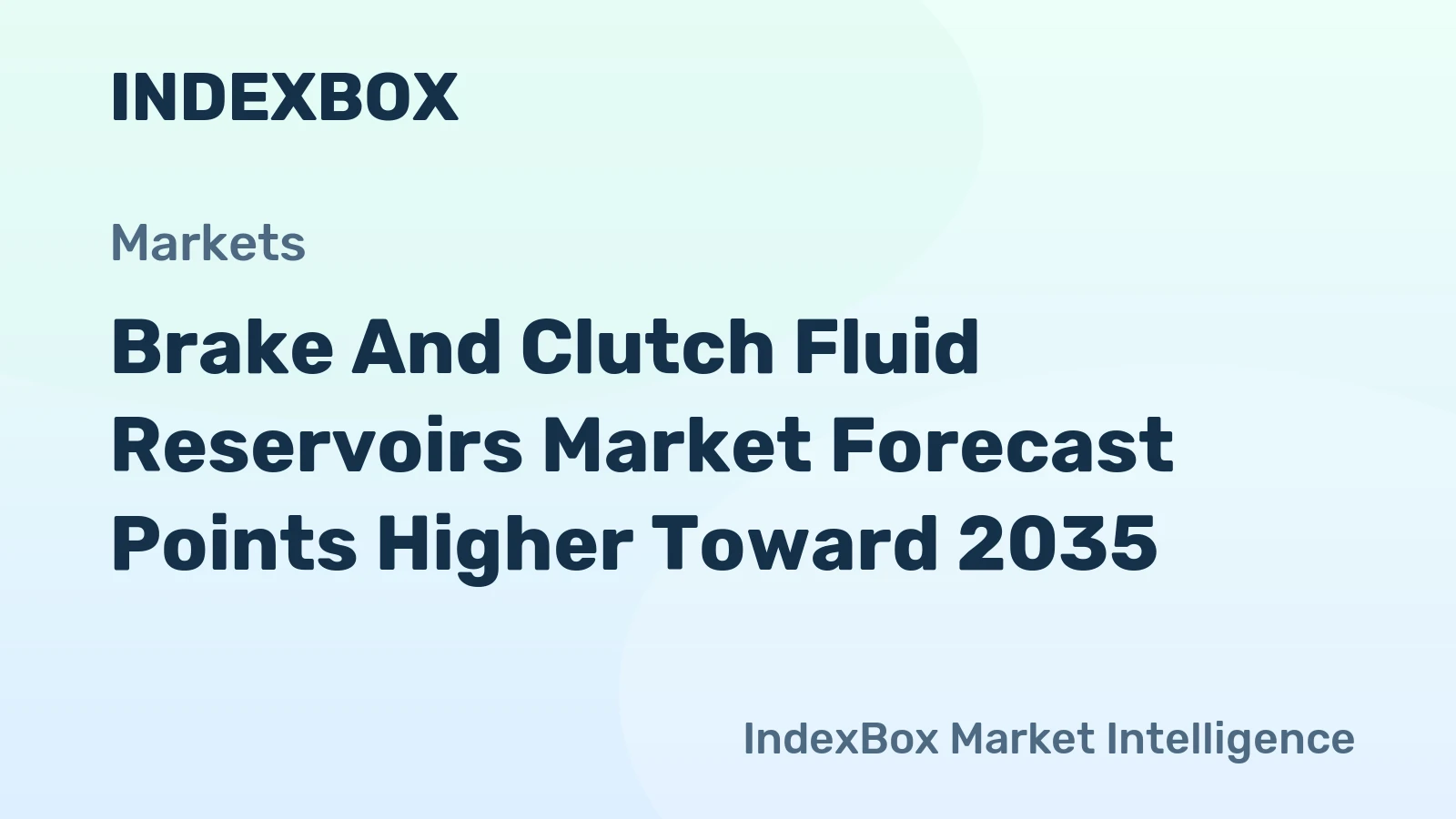 Brake and Clutch Fluid Reservoirs Market Forecast Points Higher Toward 2035, Driven by Aging Vehicle Parc and Sensor Integration