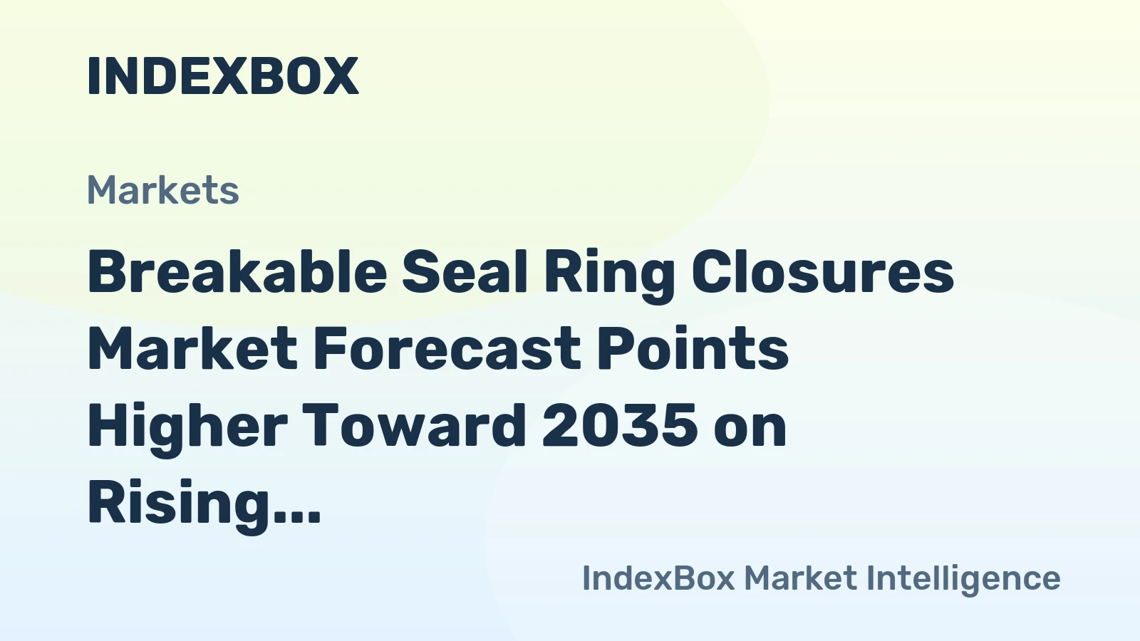Breakable Seal Ring Closures Market Forecast Points Higher Toward 2035 on Rising Tamper-Evident Mandates