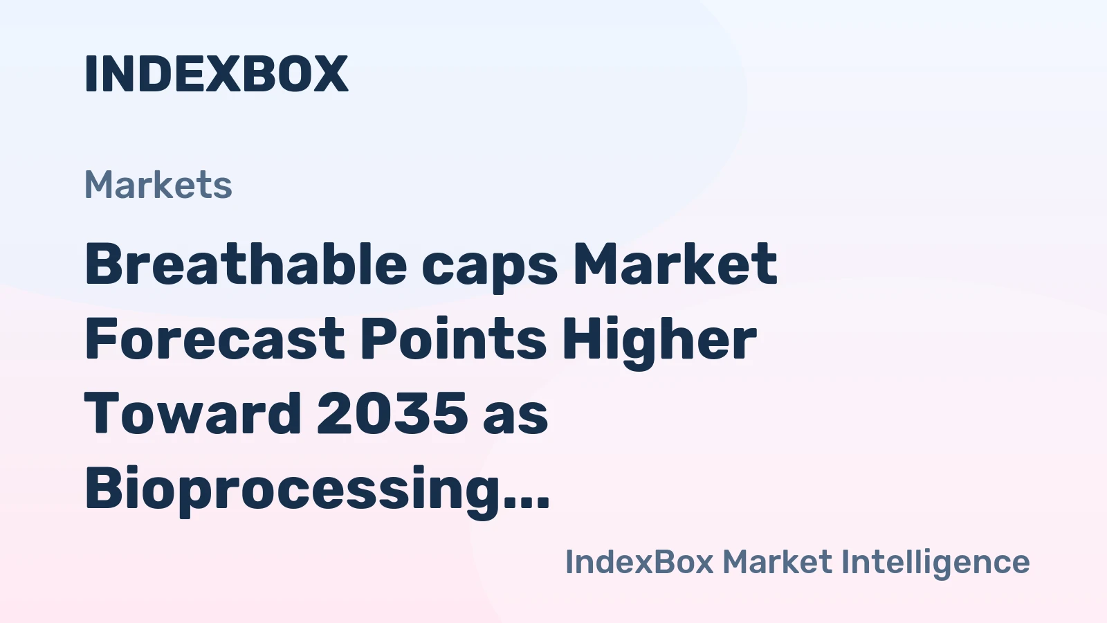 Breathable caps Market Forecast Points Higher Toward 2035 as Bioprocessing Capacity Expands