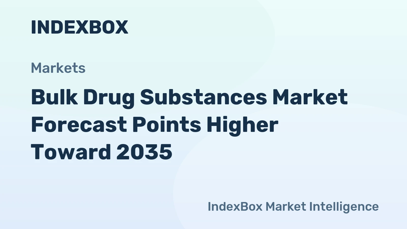 Bulk Drug Substances Market Forecast Points Higher Toward 2035, Driven by Biologic API Expansion and Supply Chain Realignment