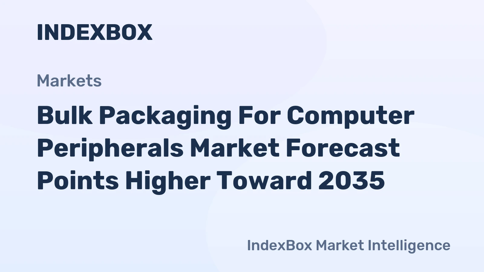 Bulk Packaging for Computer Peripherals Market Forecast Points Higher Toward 2035, Driven by E-Commerce Fulfillment Demands