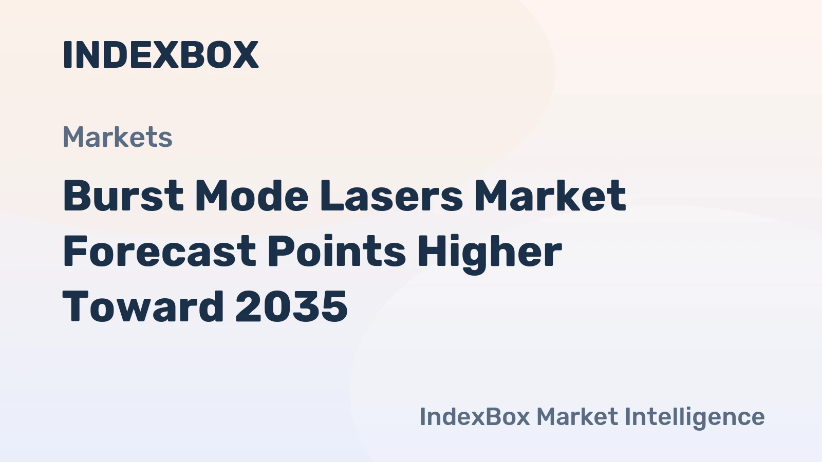 Burst Mode Lasers Market Forecast Points Higher Toward 2035, Driven by Semiconductor Metrology and Precision Micromachining Demand