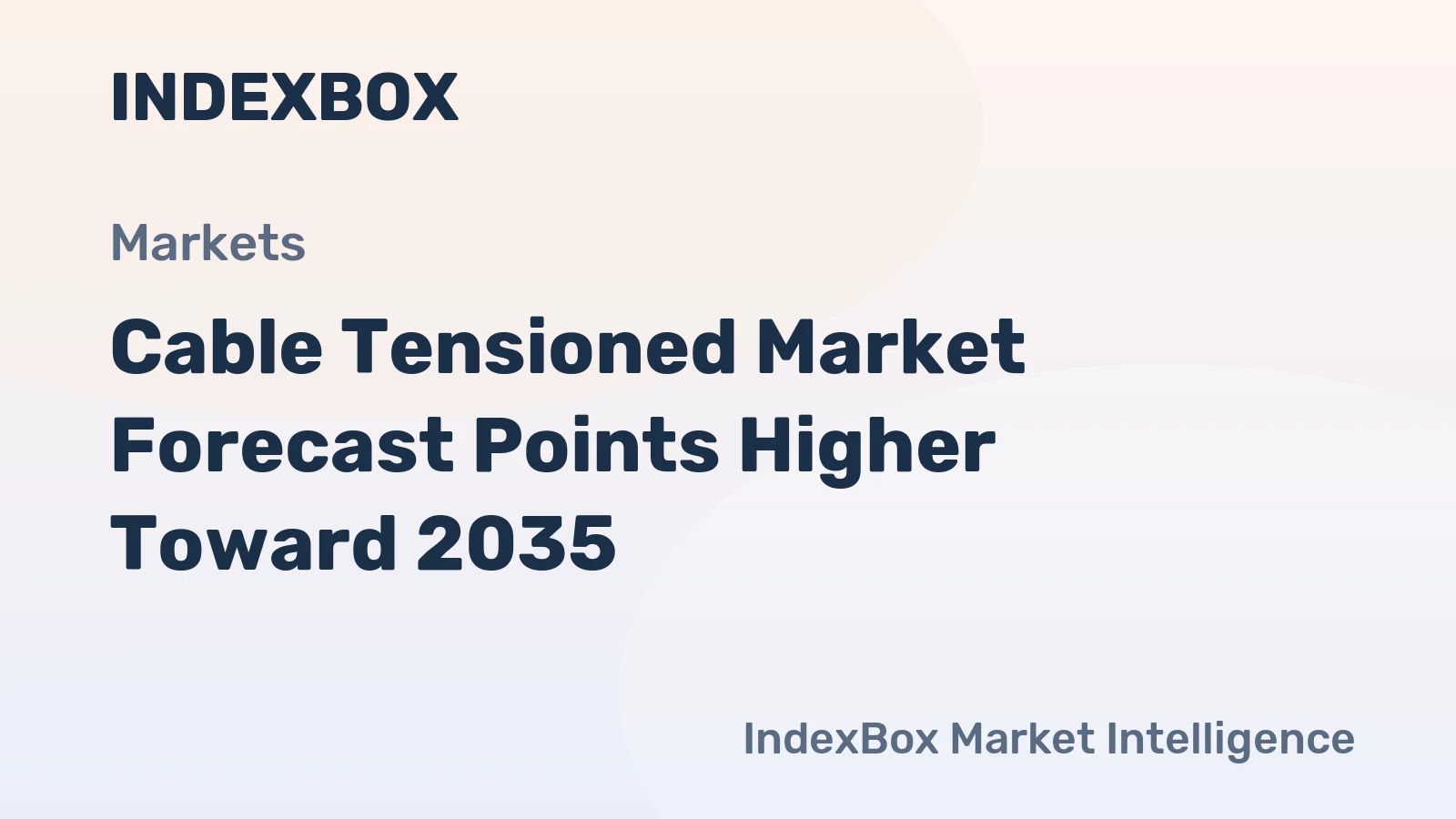 Cable Tensioned Market Forecast Points Higher Toward 2035, Driven by Grid Modernization and Renewable Energy Integration