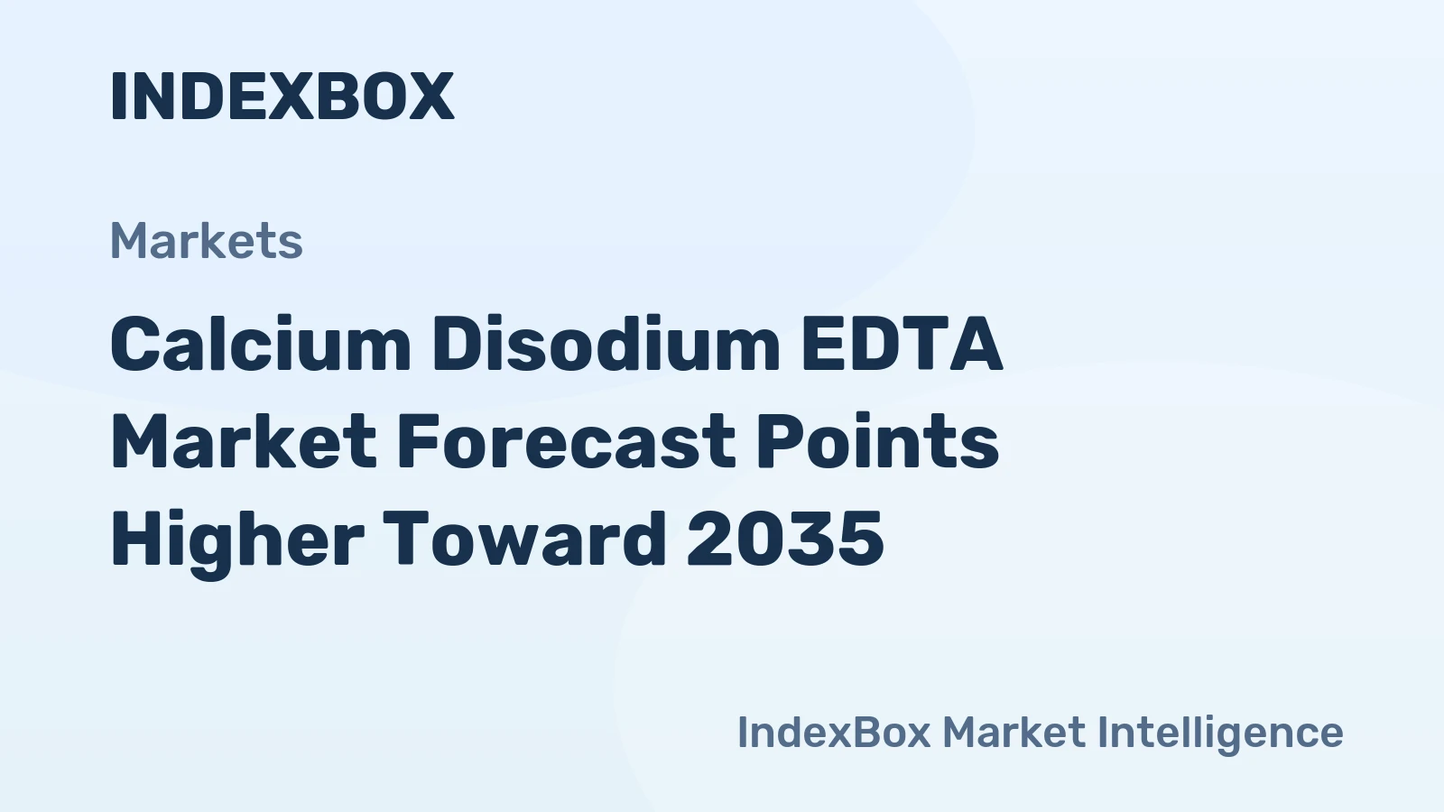 Calcium Disodium EDTA Market Forecast Points Higher Toward 2035, Driven by Expanding Processed Food and Personal Care Production