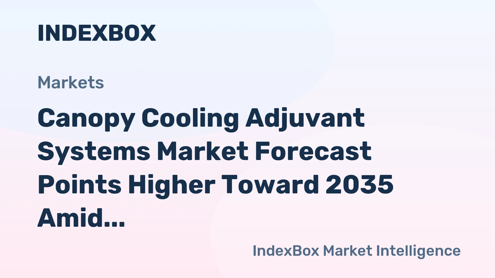 Canopy Cooling Adjuvant Systems Market Forecast Points Higher Toward 2035 Amid Precision Agriculture Adoption