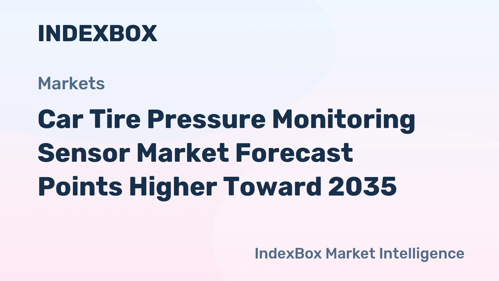 Car Tire Pressure Monitoring Sensor Market Forecast Points Higher Toward 2035, Driven by Global Safety Mandates and Replacement Cycles