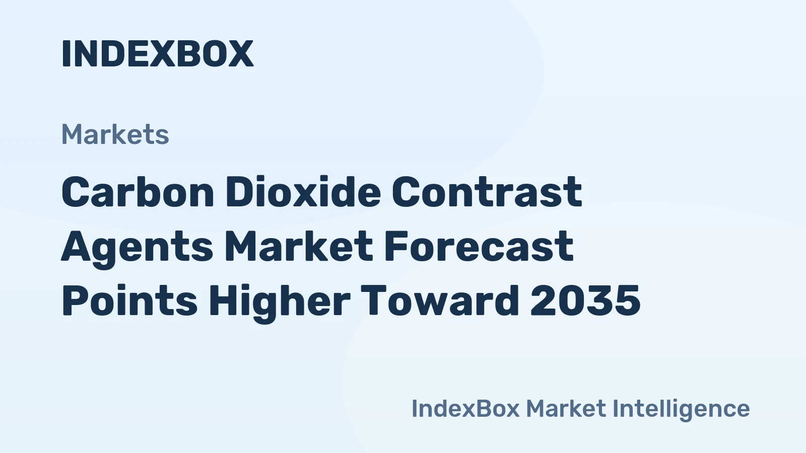 Carbon Dioxide Contrast Agents Market Forecast Points Higher Toward 2035, Driven by Rising Demand for Safer Imaging in Renally Compromised Patients