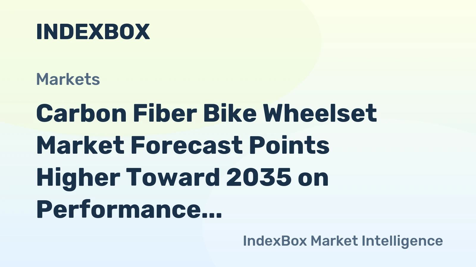 Carbon Fiber Bike Wheelset Market Forecast Points Higher Toward 2035 on Performance and E-Bike Demand