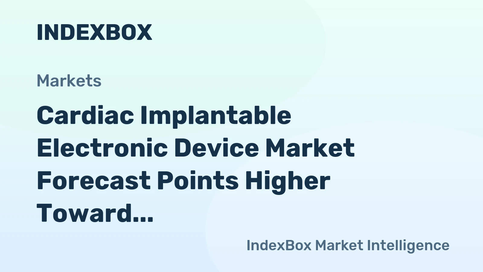 Cardiac Implantable Electronic Device Market Forecast Points Higher Toward 2035 on Aging Demographics and Remote Monitoring Expansion
