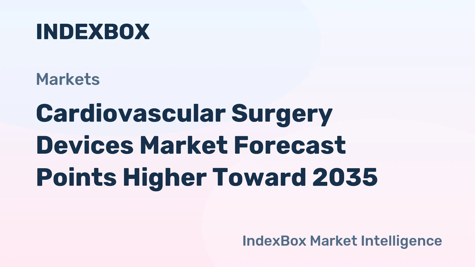Cardiovascular Surgery Devices Market Forecast Points Higher Toward 2035, Driven by Aging Population and Minimally Invasive Innovation