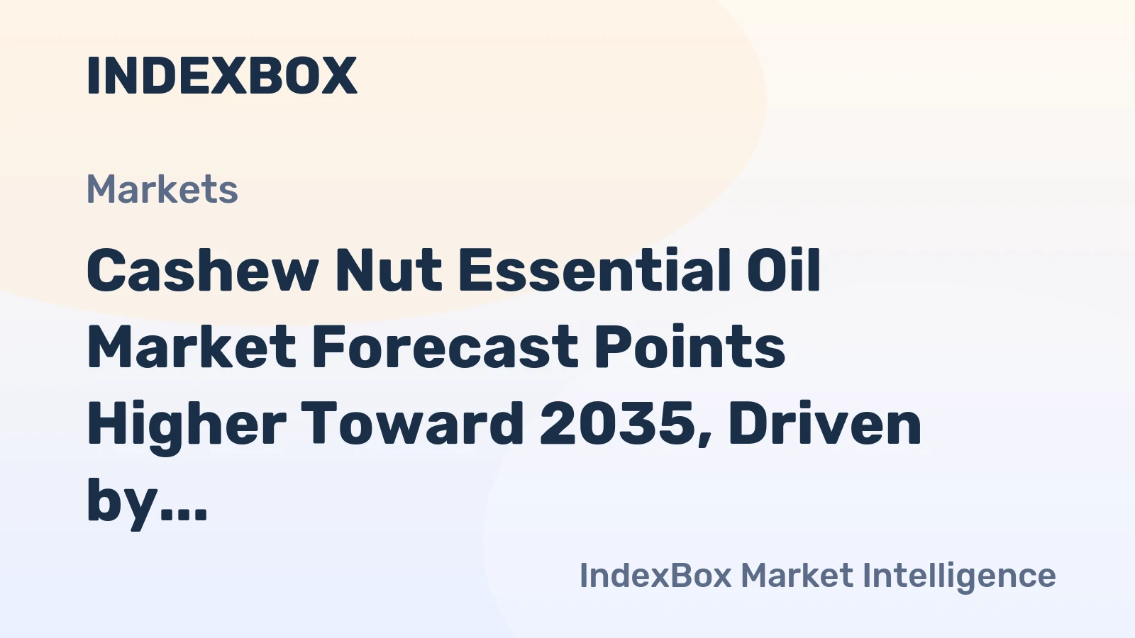 Cashew Nut Essential Oil Market Forecast Points Higher Toward 2035, Driven by Clean Beauty Demand