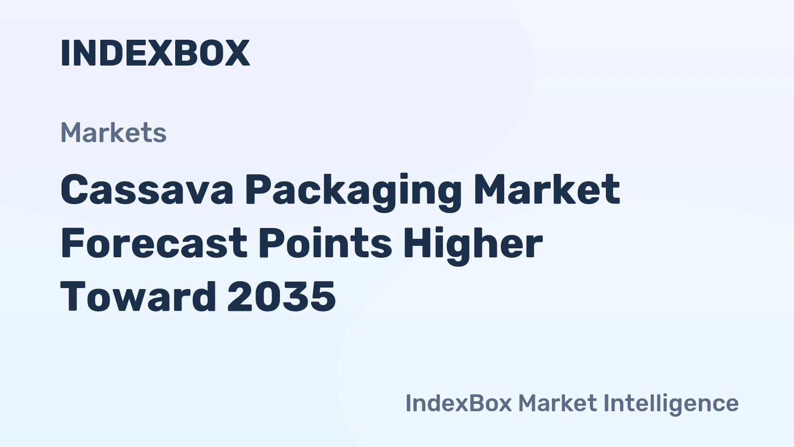 Cassava Packaging Market Forecast Points Higher Toward 2035, Driven by Regulatory Push Against Single-Use Plastics