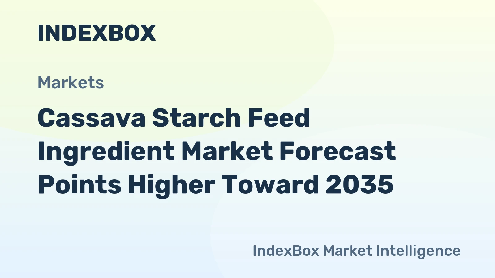 Cassava Starch Feed Ingredient Market Forecast Points Higher Toward 2035, Driven by Tropical Aquaculture Expansion
