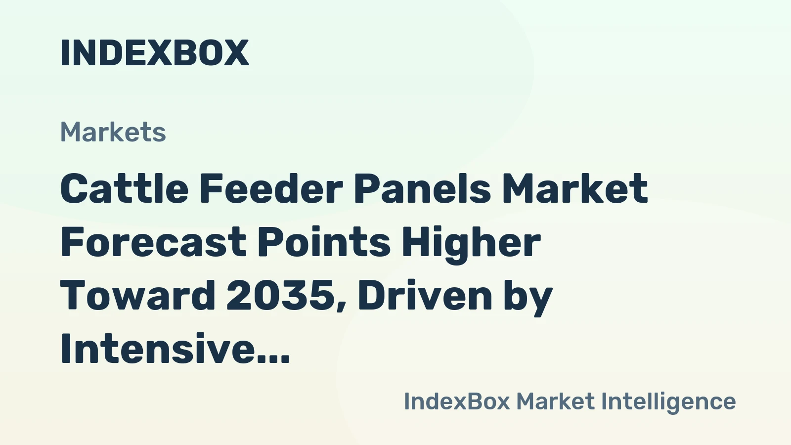 Cattle Feeder Panels Market Forecast Points Higher Toward 2035, Driven by Intensive Livestock Modernization