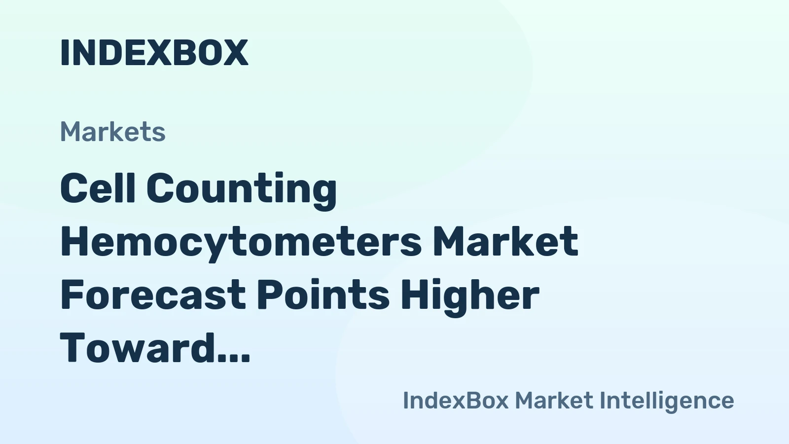 Cell Counting Hemocytometers Market Forecast Points Higher Toward 2035, Driven by Cell Therapy Manufacturing Demands
