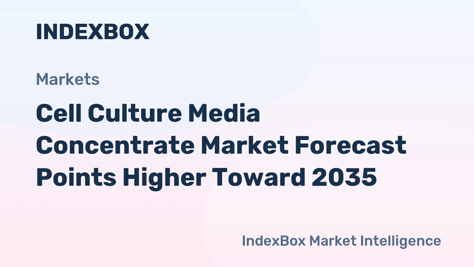 Cell Culture Media Concentrate Market Forecast Points Higher Toward 2035, Driven by Biopharma Capacity Expansion