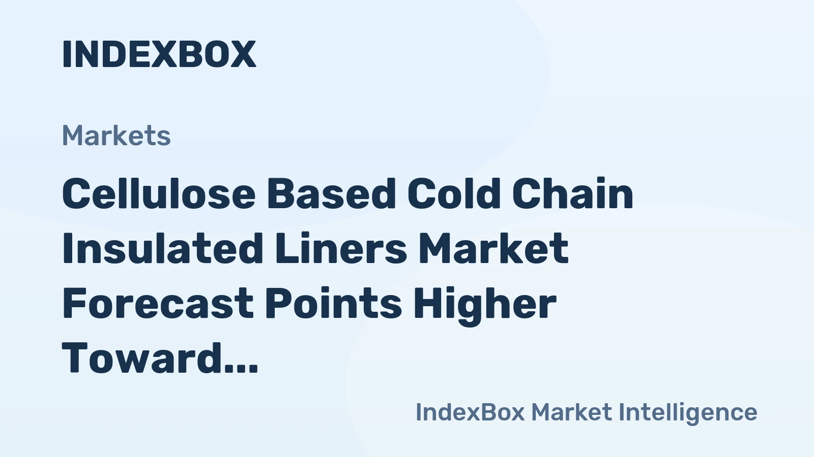 Cellulose Based Cold Chain Insulated Liners Market Forecast Points Higher Toward 2035, Driven by E-Commerce Expansion