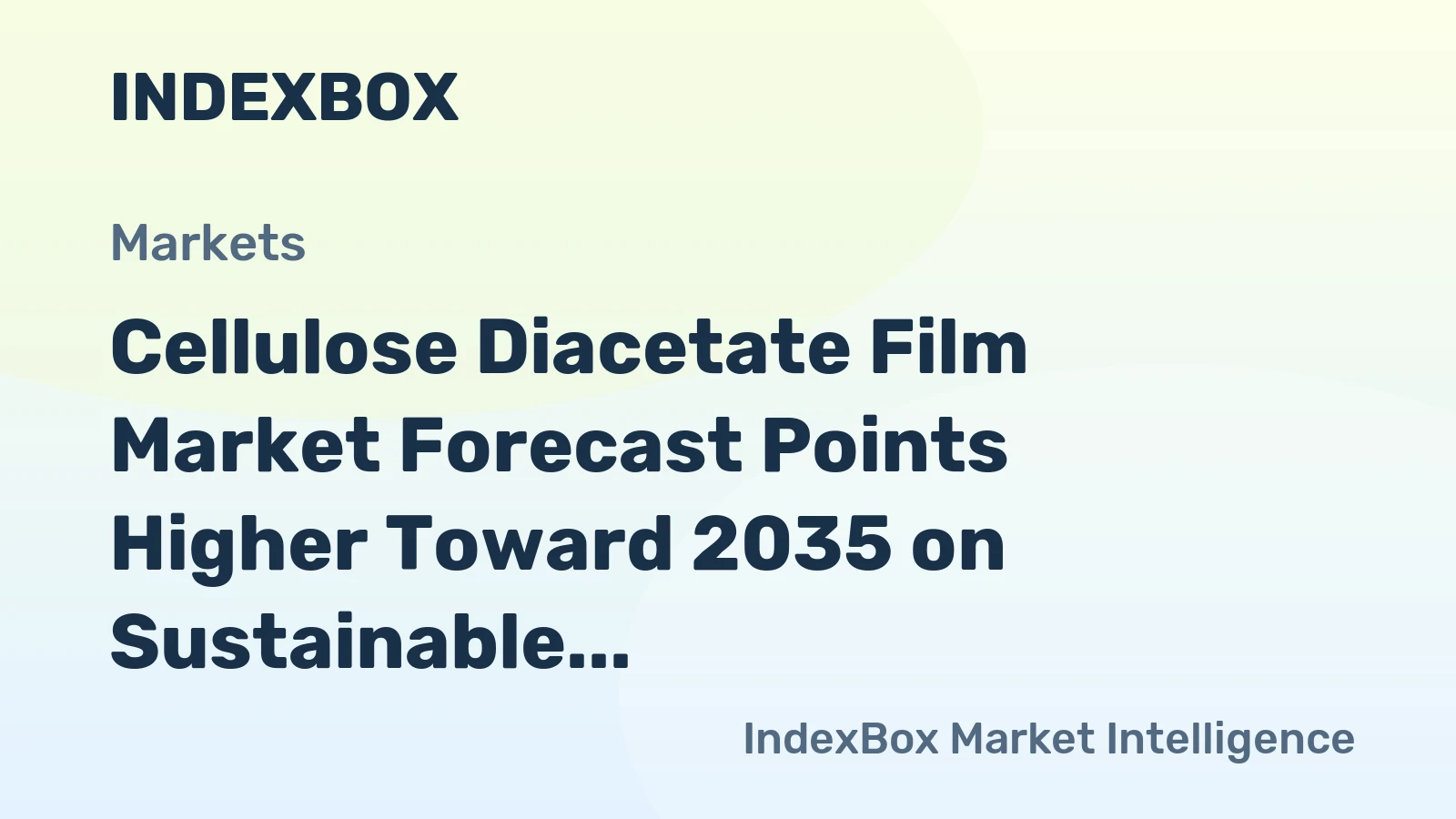 Cellulose Diacetate Film Market Forecast Points Higher Toward 2035 on Sustainable Packaging Demand