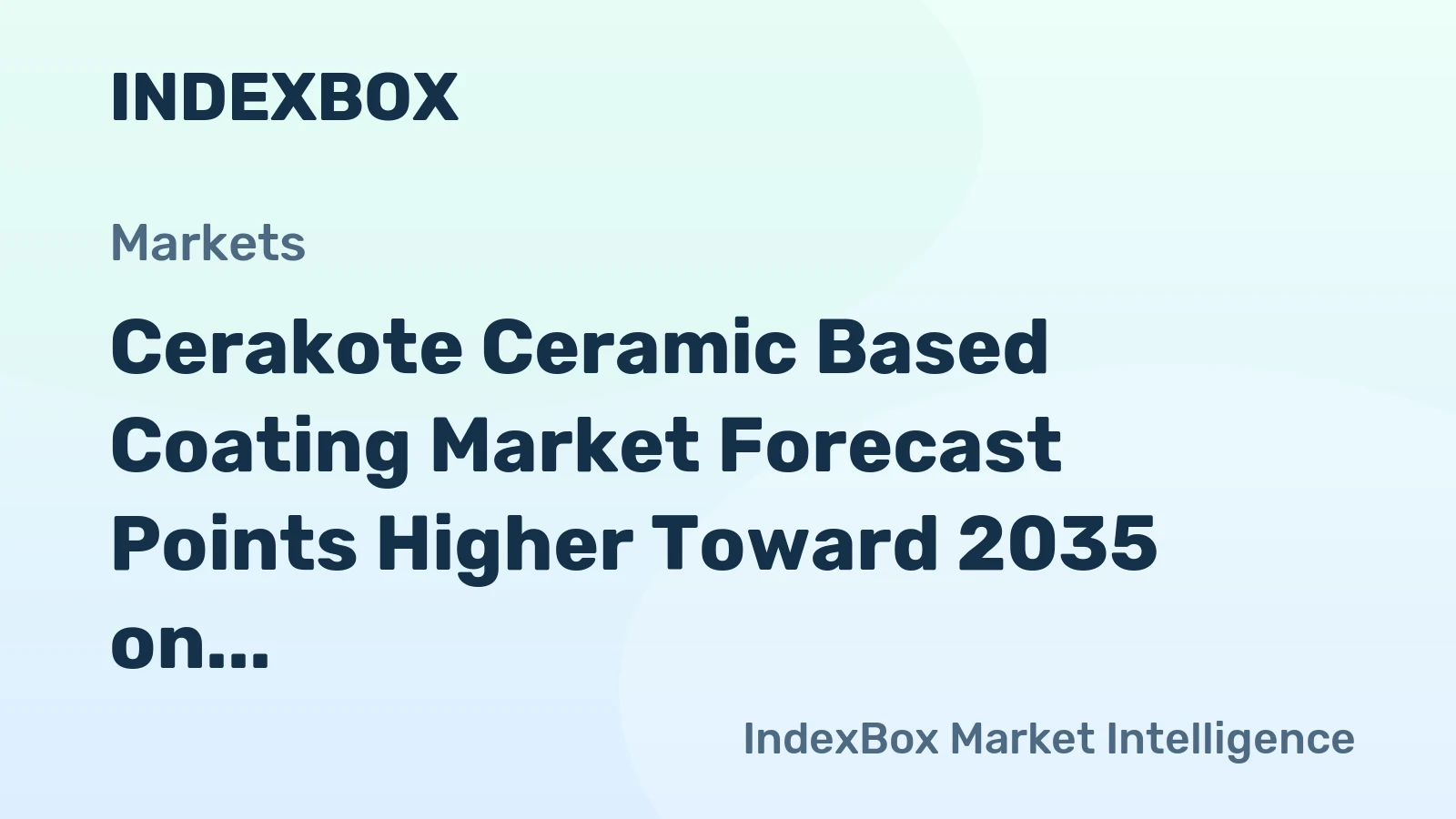 Cerakote Ceramic Based Coating Market Forecast Points Higher Toward 2035 on Surging Consumer Demand