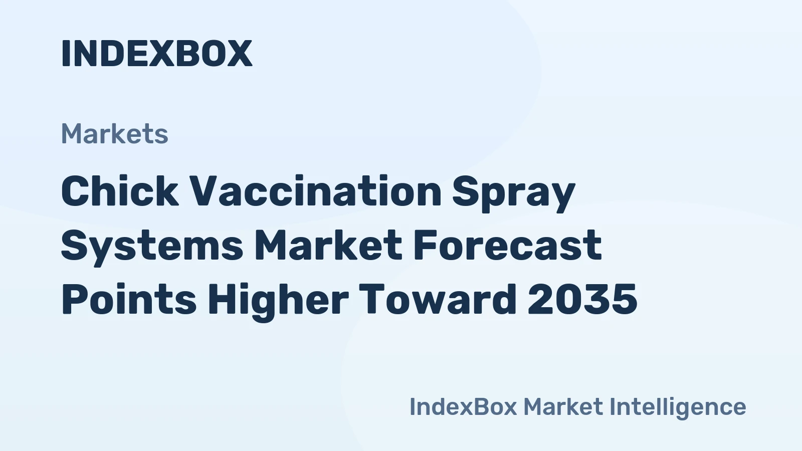 Chick Vaccination Spray Systems Market Forecast Points Higher Toward 2035, Driven by Hatchery Automation Demands