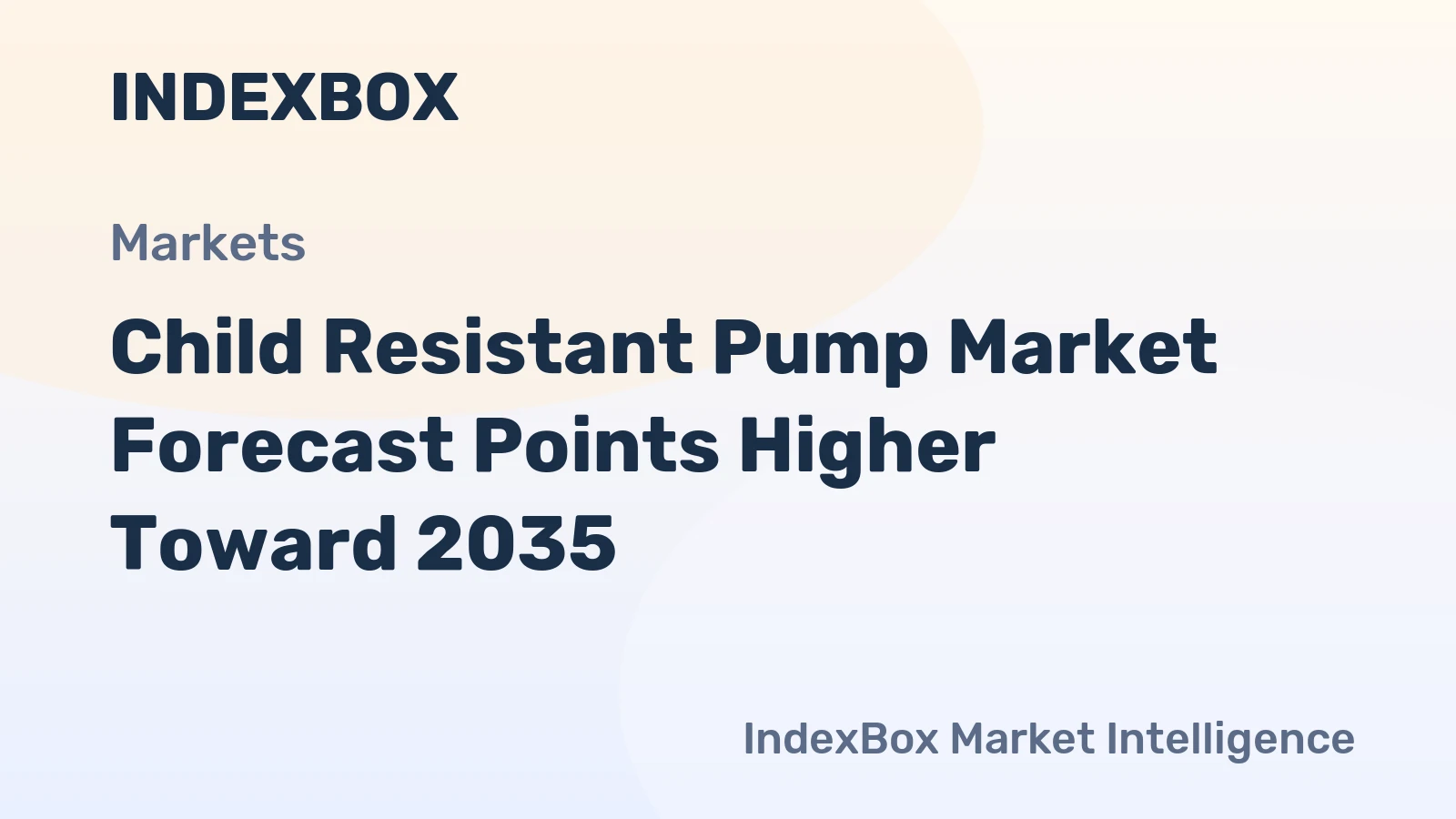 Child Resistant Pump Market Forecast Points Higher Toward 2035, Driven by Regulatory Mandates and Premium Brand Integration