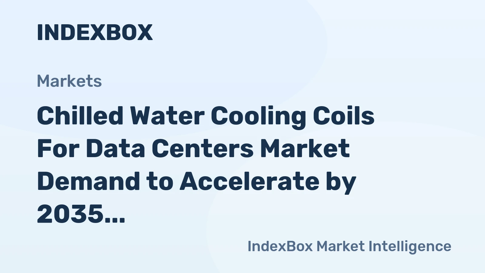 Chilled Water Cooling Coils for Data Centers Market Demand to Accelerate by 2035, Driven by Hyperscale Expansion