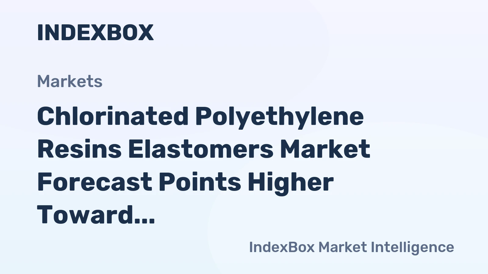 Chlorinated Polyethylene Resins Elastomers Market Forecast Points Higher Toward 2035, Driven by Infrastructure and Automotive Demand