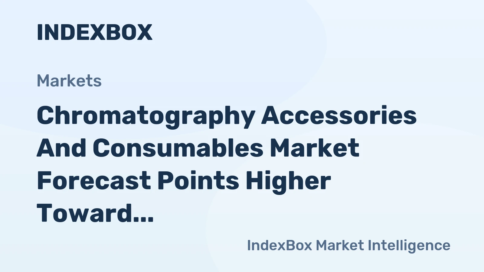 Chromatography Accessories and Consumables Market Forecast Points Higher Toward 2035, Driven by Biopharmaceutical Expansion
