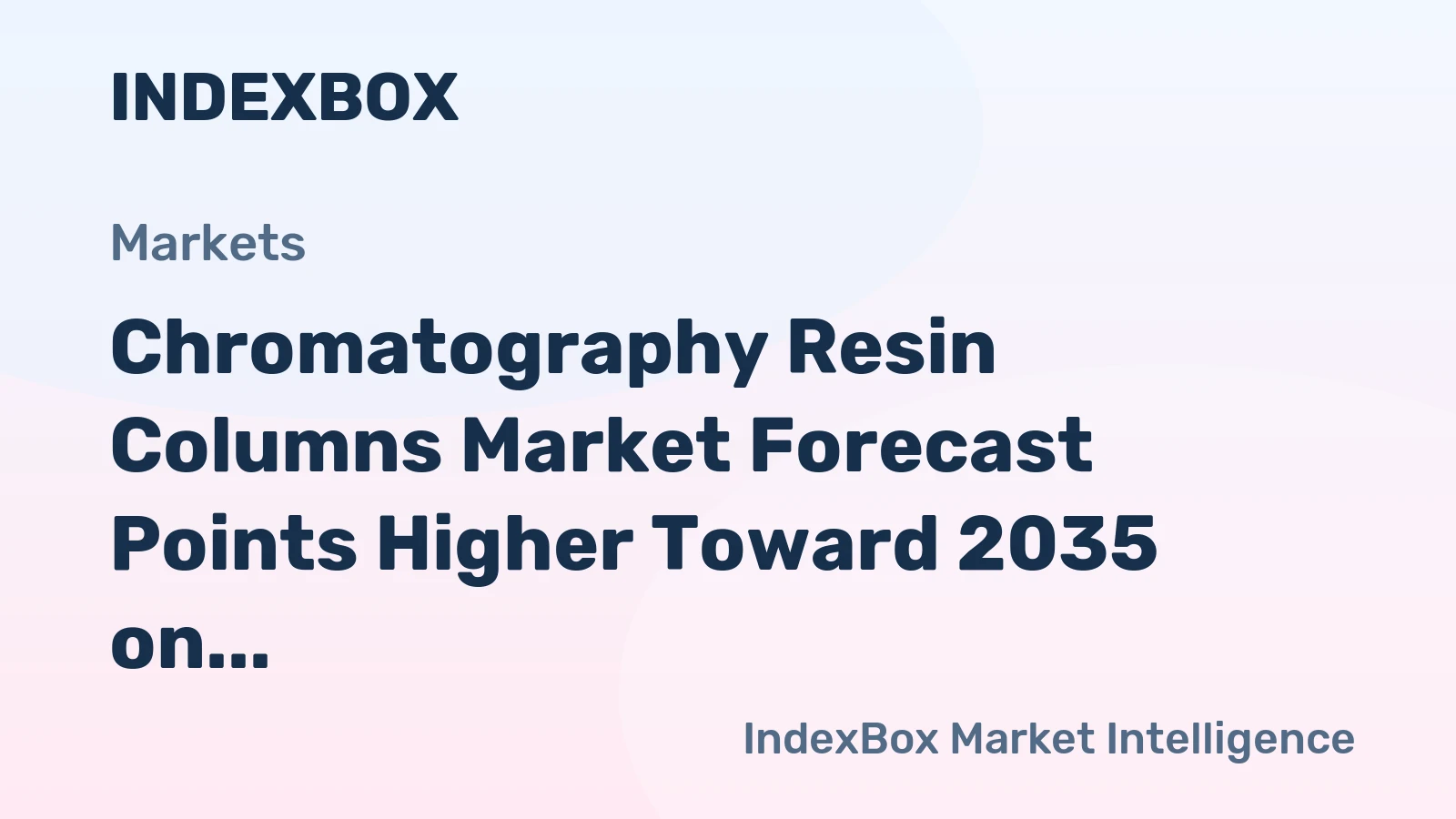 Chromatography Resin Columns Market Forecast Points Higher Toward 2035 on Viral Vector Scale-Up