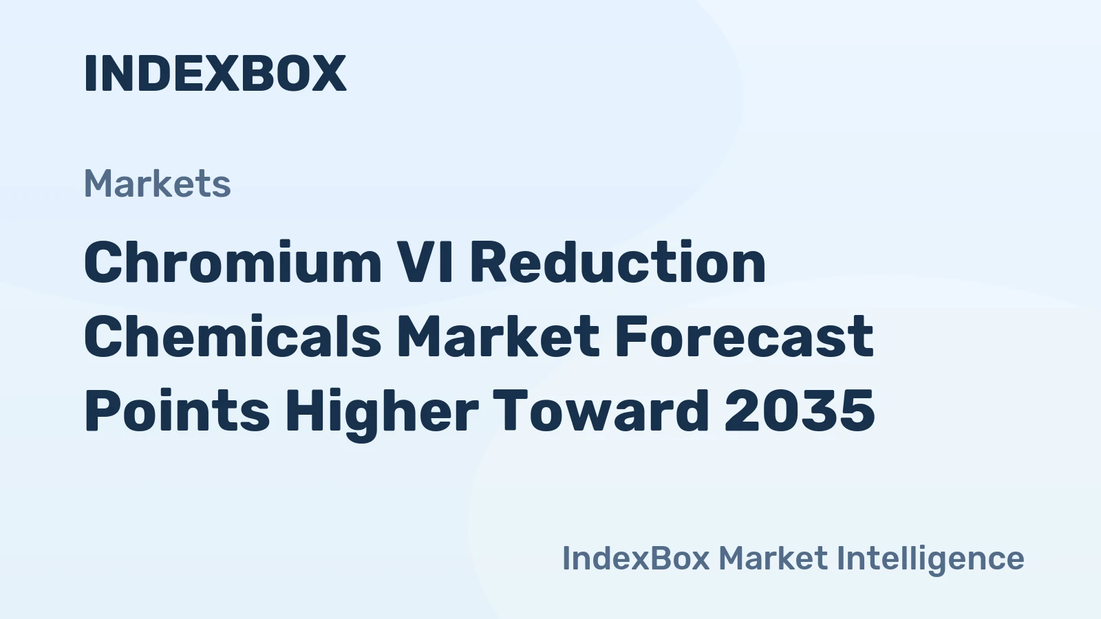 Chromium VI Reduction Chemicals Market Forecast Points Higher Toward 2035, Driven by Stringent Environmental Compliance Mandates