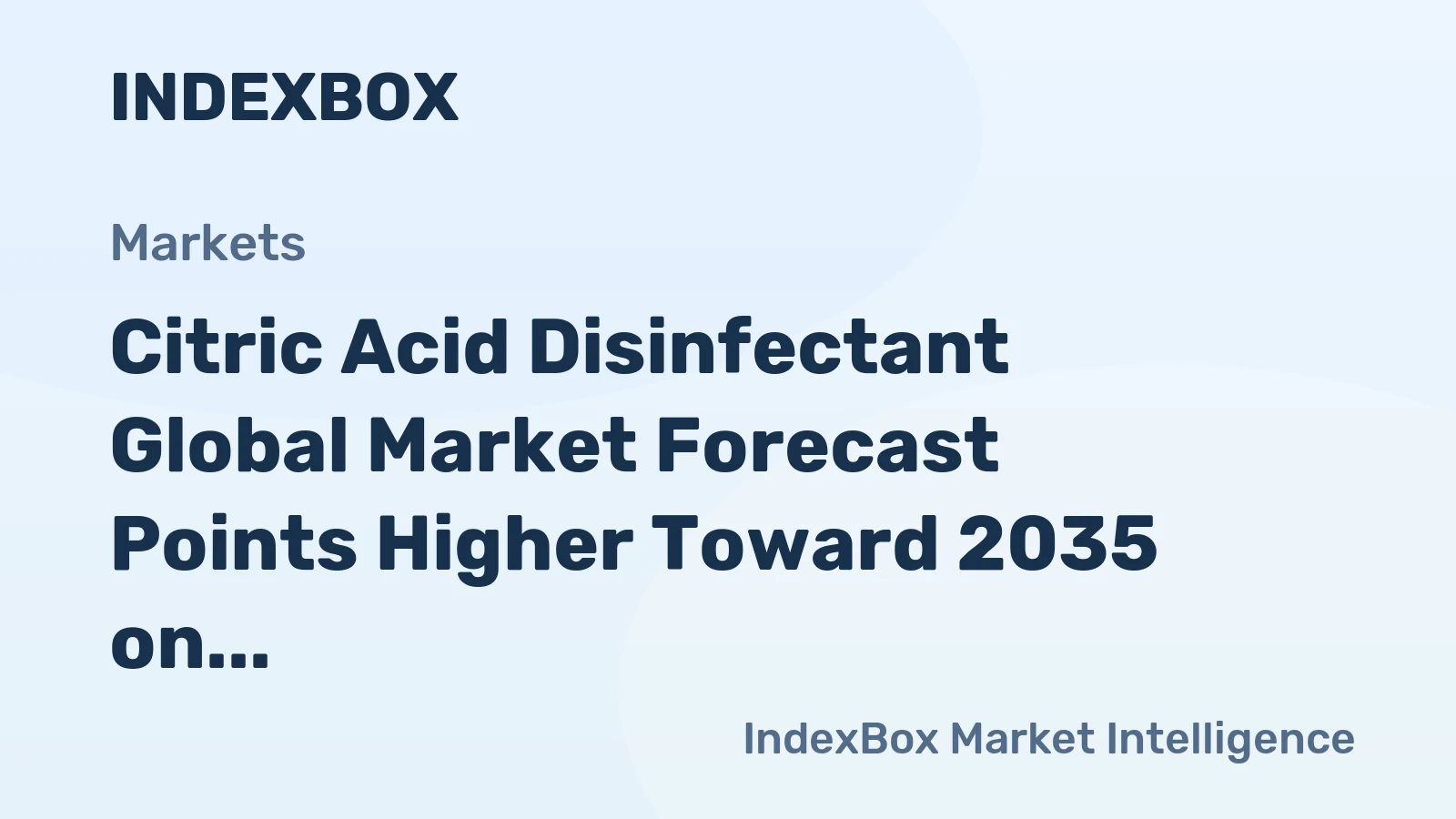 Citric Acid Disinfectant Global Market Forecast Points Higher Toward 2035 on Semiconductor Cleanliness Demands