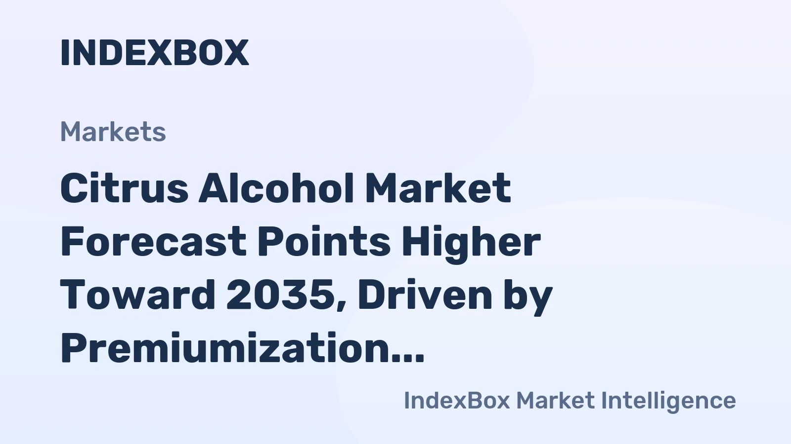 Citrus Alcohol Market Forecast Points Higher Toward 2035, Driven by Premiumization and Occasion Fragmentation