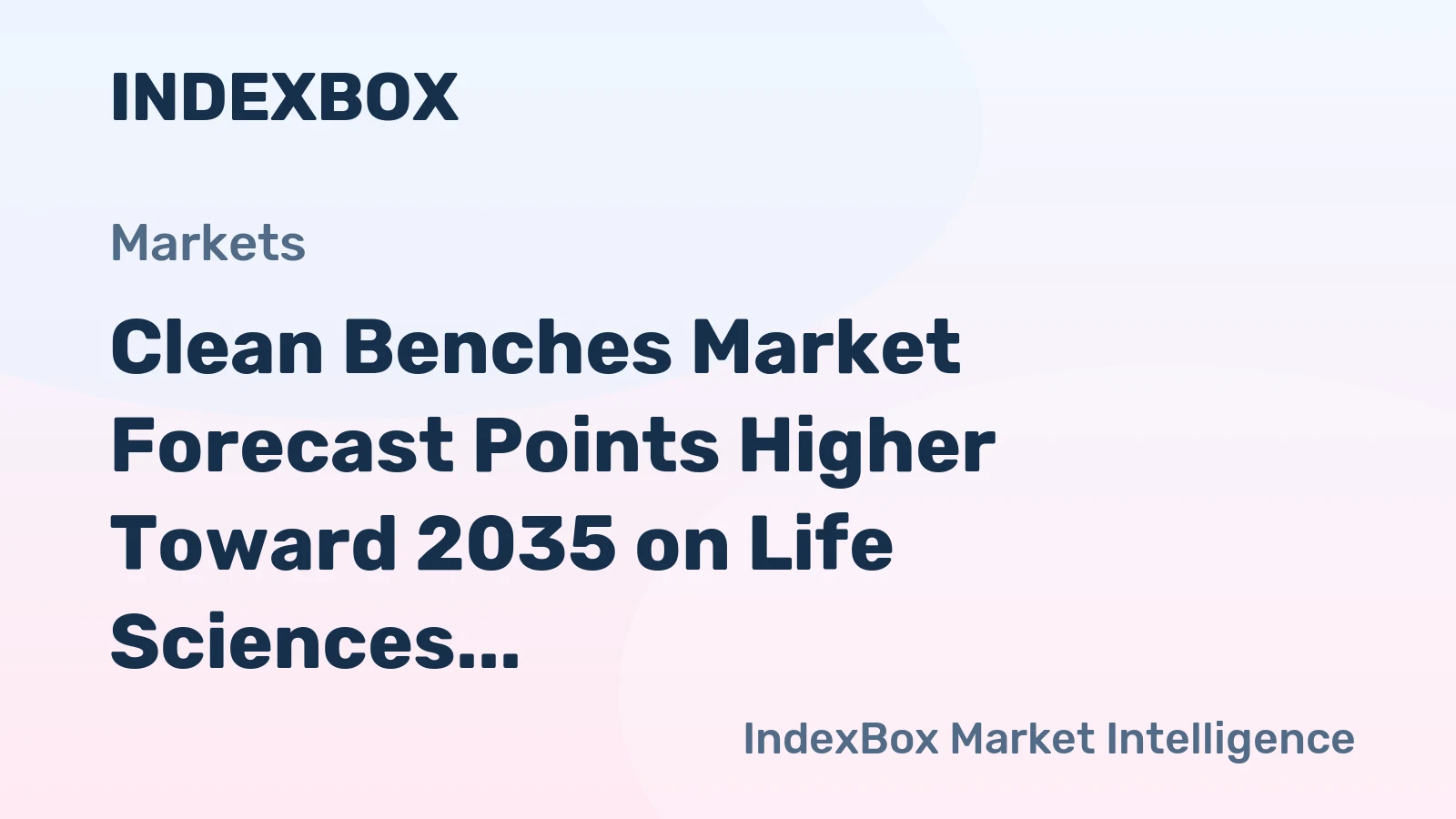Clean Benches Market Forecast Points Higher Toward 2035 on Life Sciences Expansion