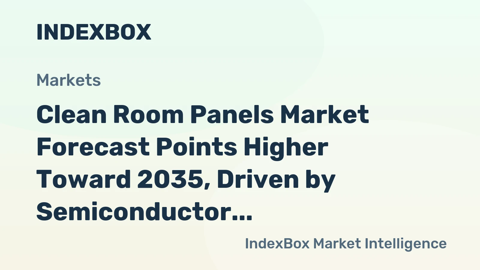 Clean Room Panels Market Forecast Points Higher Toward 2035, Driven by Semiconductor and Pharma Expansion