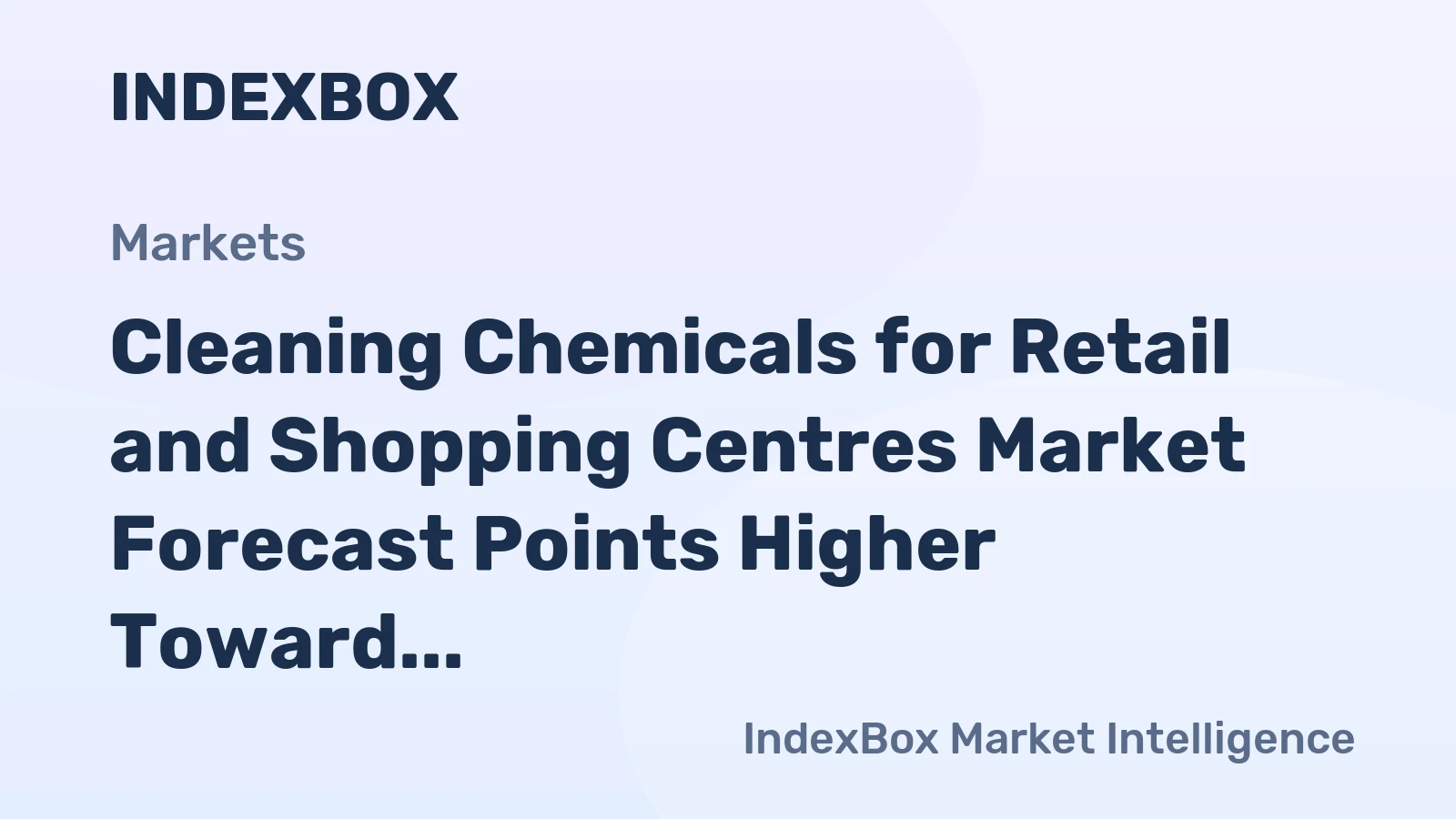 Cleaning Chemicals for Retail and Shopping Centres Market Forecast Points Higher Toward 2035, Driven by Stringent Hygiene Standards