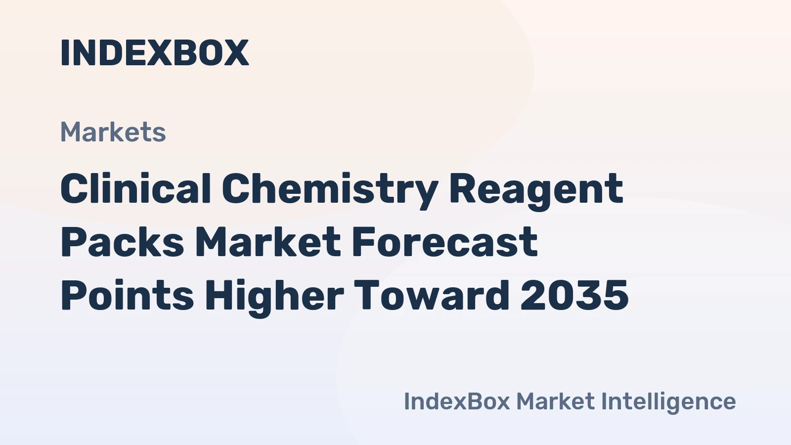 Clinical Chemistry Reagent Packs Market Forecast Points Higher Toward 2035, Driven by Chronic Disease Screening Expansion
