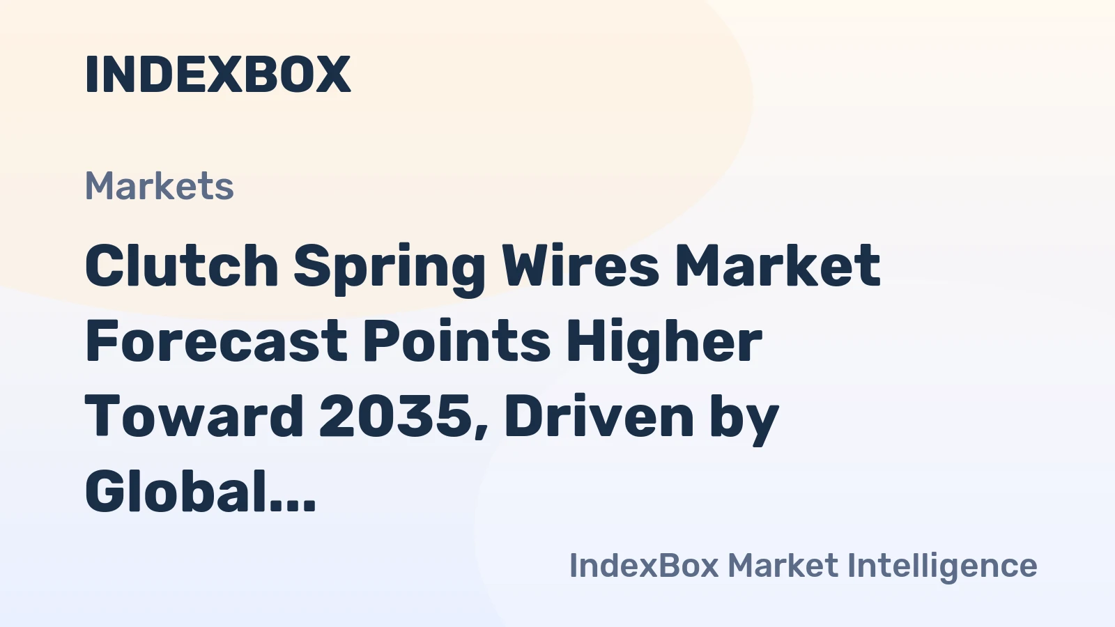 Clutch Spring Wires Market Forecast Points Higher Toward 2035, Driven by Global Vehicle Electrification