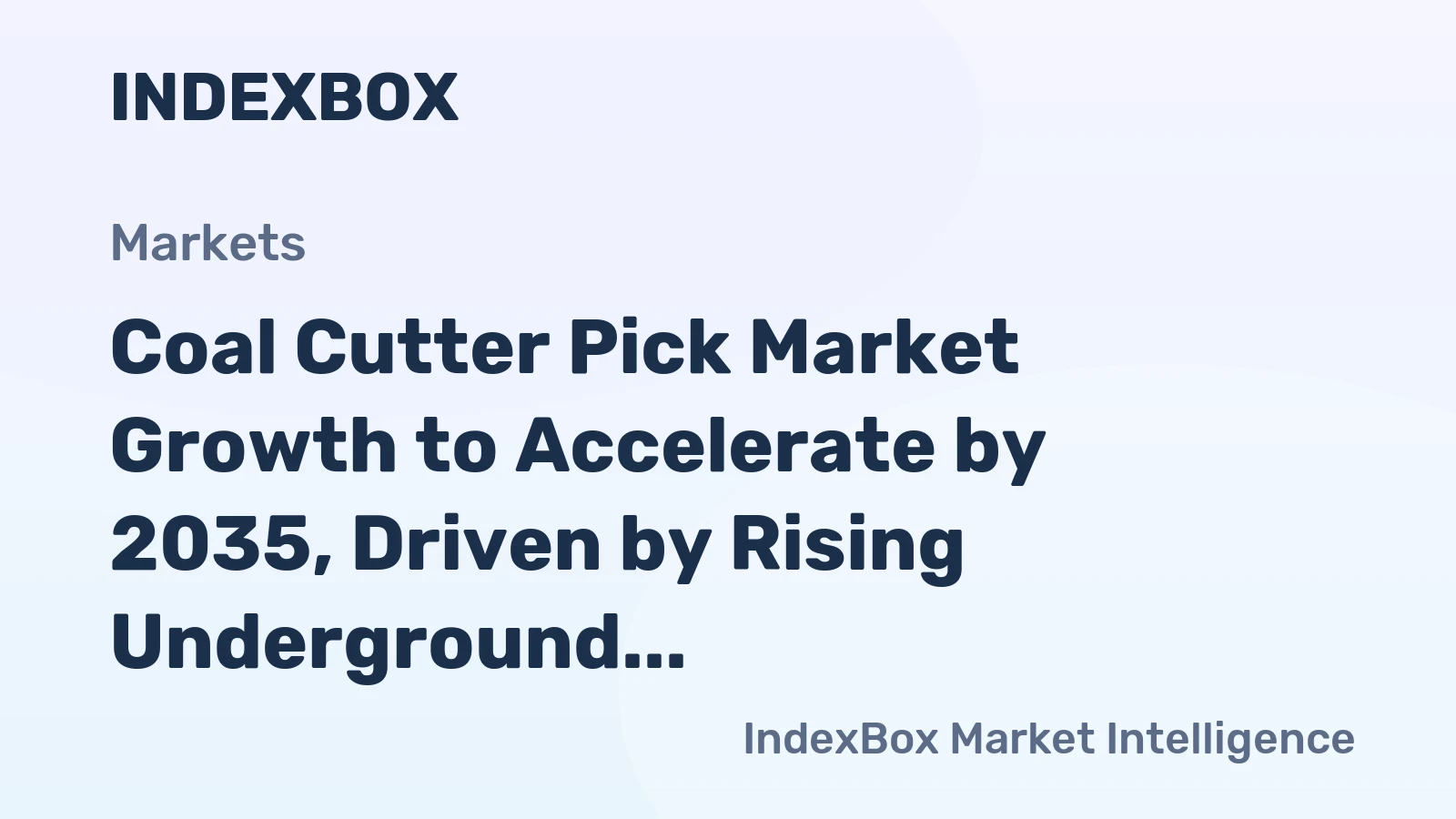 Coal Cutter Pick Market Growth to Accelerate by 2035, Driven by Rising Underground Mining Intensification