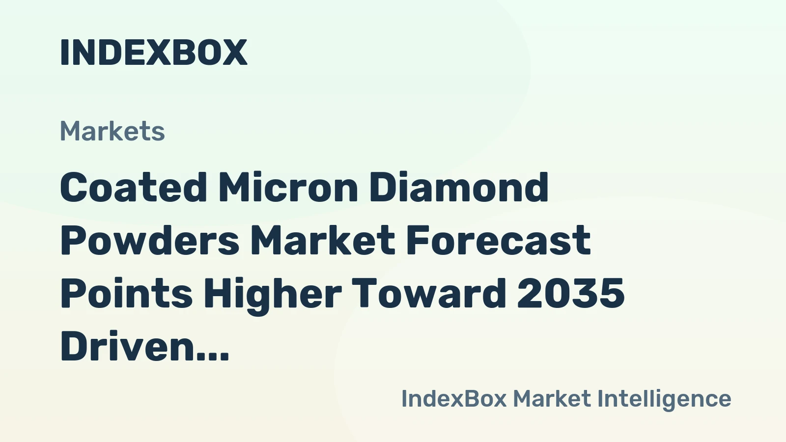 Coated Micron Diamond Powders Market Forecast Points Higher Toward 2035 Driven by Semiconductor Miniaturization