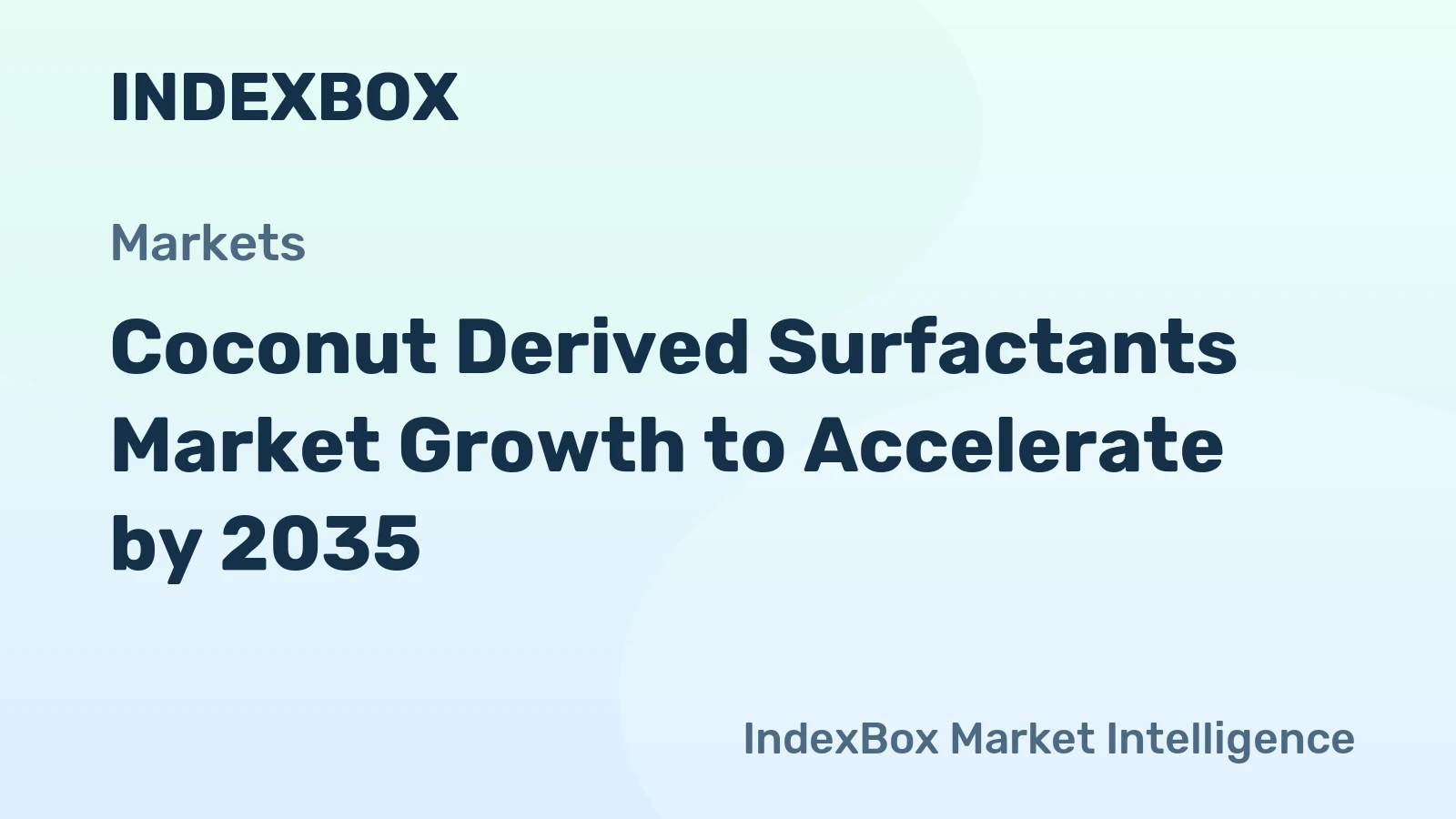 Coconut Derived Surfactants Market Growth to Accelerate by 2035, Driven by Biodegradability Demand in Home Care