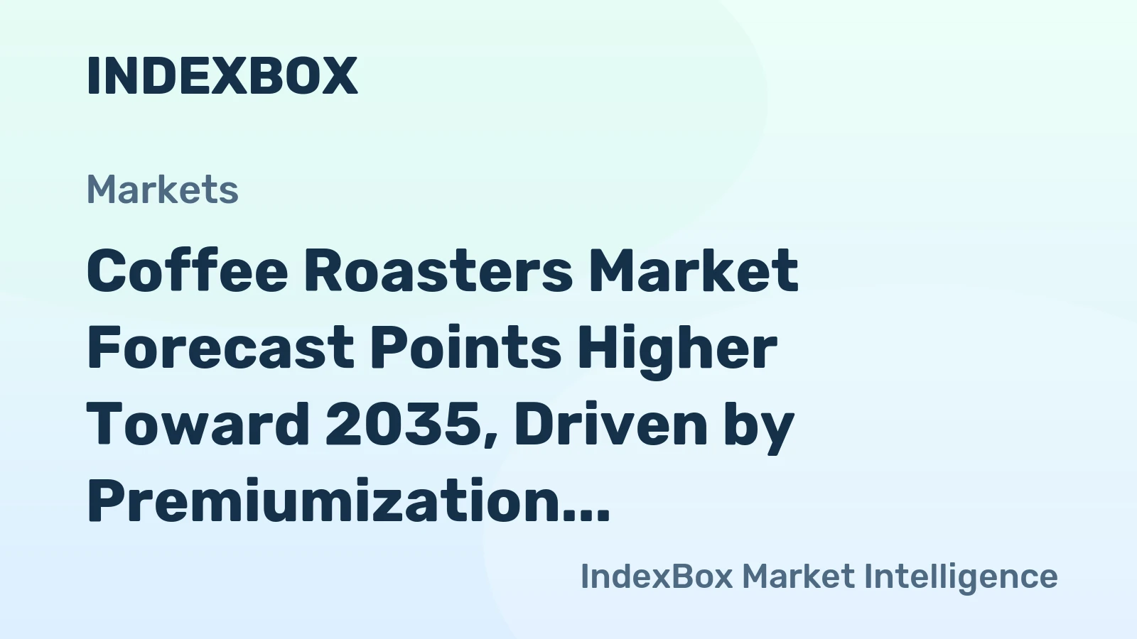 Coffee Roasters Market Forecast Points Higher Toward 2035, Driven by Premiumization
